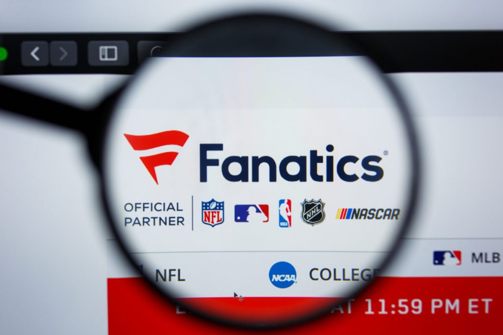 Fanatics merchandise on DAZN after successful integration