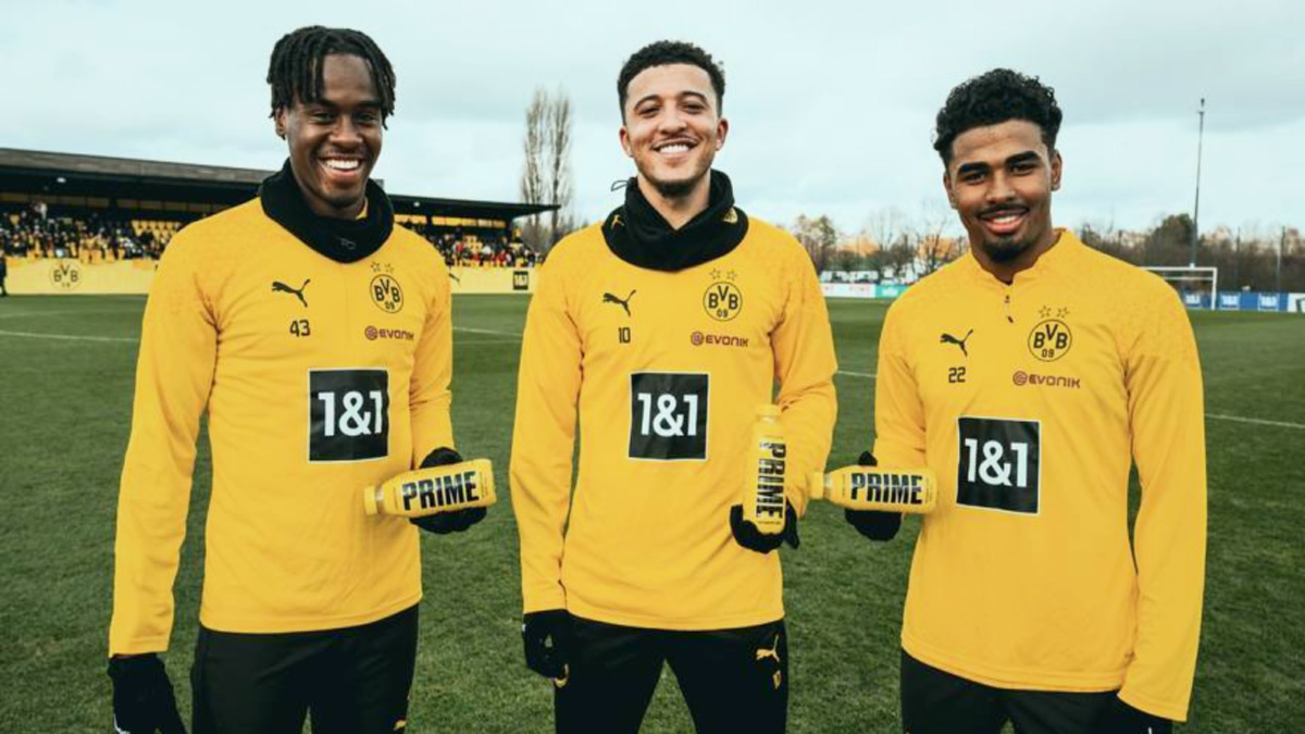 Borussia Dortmund scores with PRIME Hydration partnership